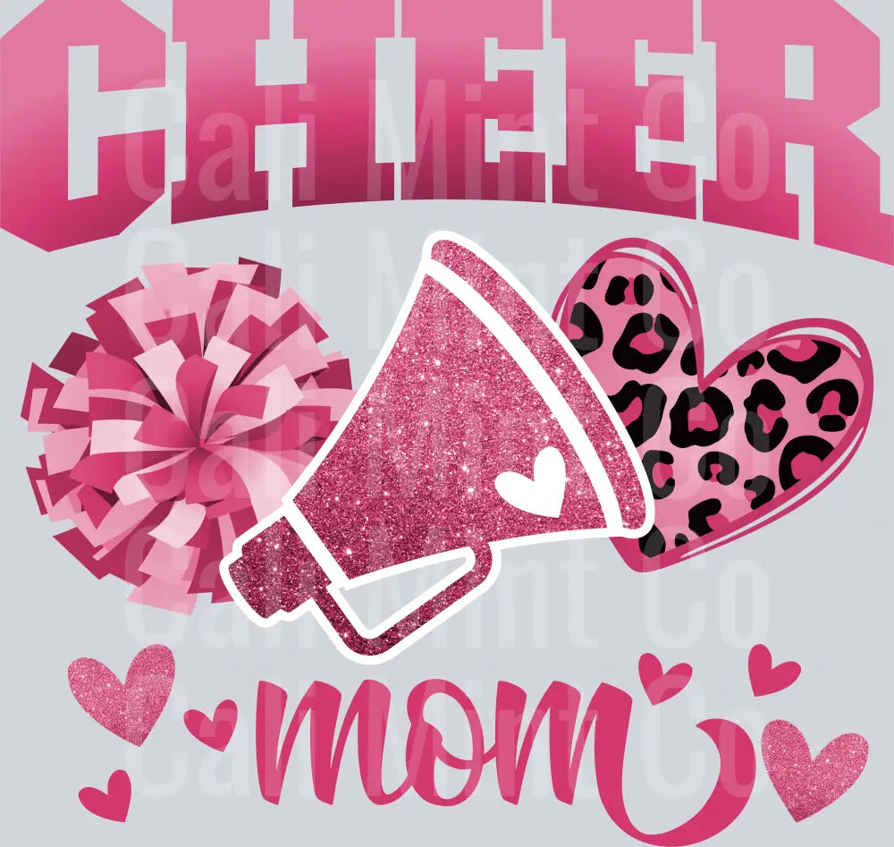 Cheer Mom - raspberry | Cali Mint Co