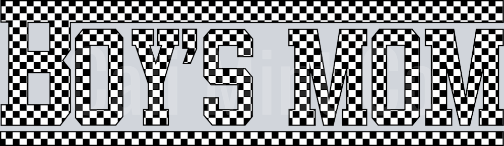 CHECKERED WORDS DTF | Cali Mint Co